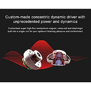 Kinboofi TRN V80 Balance in Ear Headphone, 2BA and 2DD Hi-Fidelity Stage Monitor Earphone Metal Studio Audio Headset with Detachable 2Pin Cable Netural Sound Musician Earbuds(Blue No Mic)