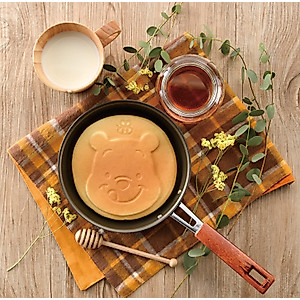 Yaksell 50086 Disney Pancake Pan, 6.3 inches (16 cm), Pooh S2, For Gas Stoves Only