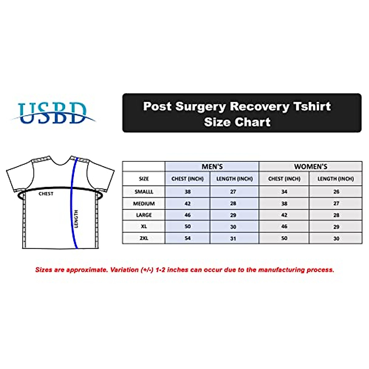 Post Surgery Recovery Tshirt Snap Open Tearaway Shirt (2XL, Navy/Women)