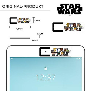 ERT GROUP Original and Officially Licensed by Star Wars Webcam Cover, Pattern Star Wars 004, Privise Sliding Camera Cover for Laptop, Computer and Tablet, Security Products