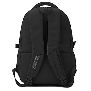 CAMTOP Laptop Backpack 15.6 Inch College Middle School BookBag Travel Backpacks Casual Daypacks (17 Inch,Black)