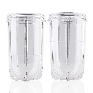 Anbige Replacement Parts Cups,Compatible with original Magic Bullet Blender Juicer 250W MB1001 (2 tall cups)