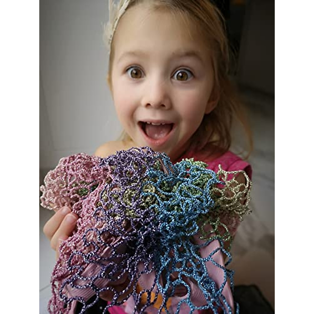 MiniOwls Storage Hammock Stuffed Toys Organizer - Fits 20-30 Plush Animals. Great Mermaid Gift for Girls. Instead of Bins and Toy Chest – Displays Teddies Easily. (Unicorn, Large (Pack of 1)