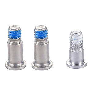 Replacement 6pcs/Set Bottom case Screws + 5 Point Pentalobe Screwdriver for MacBook Pro Retina 13 A1708 EMC 2978 EMC 3164 2016-17, A2159 A2289 EMC 3301 EMC 3456 2020, A2338 M1 EMC 3578 2020 (Silver)