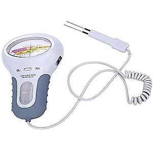 Diyeeni Portable 2 in 1 Chlorine and PH Tester, Swimming Pool Spa Water Quality Monitor Meter with Needle, CL2 Level Home Testing Device