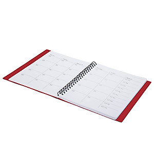 Mintra Office Undated Weekly/Monthly Planner (Letter, Chili Oil)