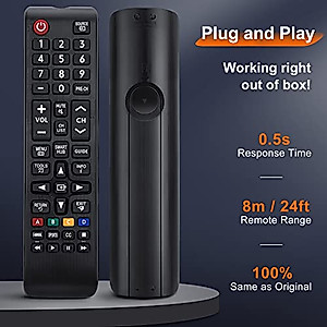 (Pack of 2) Universal for Samsung TV Remotes, Replacement for Samsung Smart TVs - LED LCD HDTV QLED SUHD UHD 4K 3D TV