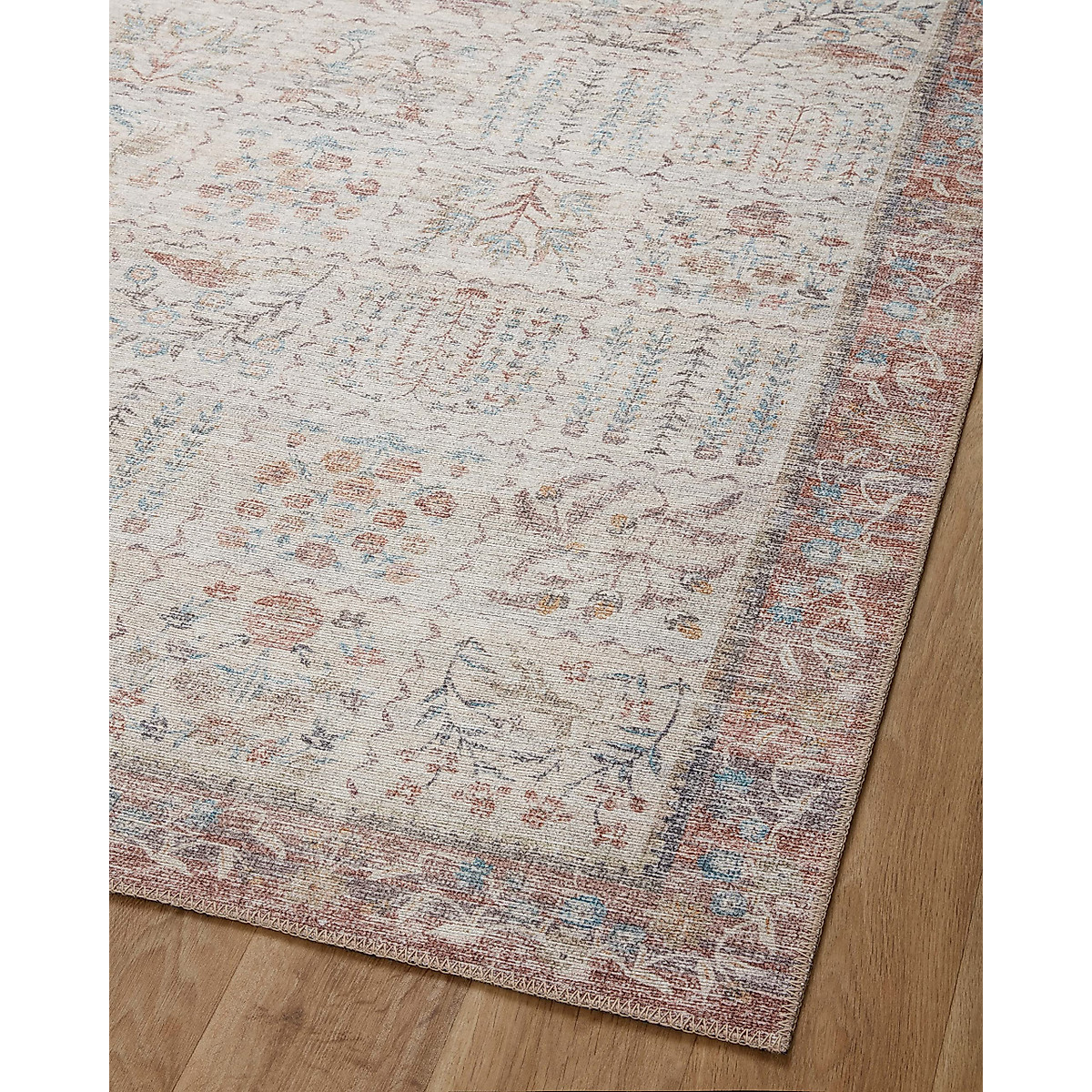 Loloi Rifle Paper Co. Maison Collection MAO-08 Cream 2'-6" x 12'-0", .19" Pile Height, Runner Rug