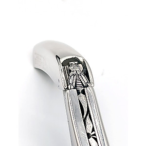 Laguiole En Aubrac Sommelier No 9 DeLuxe Waiter's Corkscrew, Solid Horn Handle, Wine Opener With Foil Cutter & Bottle Opener | Special Crafting Along The Luxury Corkscrew