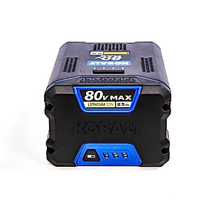 Kobalt 80-volt 2.5-Amp Hours Rechargeable Lithium Ion Cordless Power Equipment Battery KB 2580-06