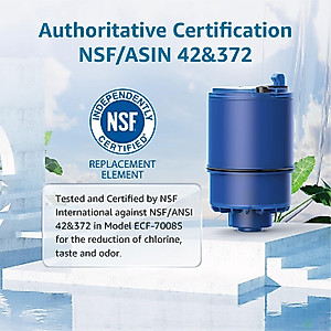 2 Pack Filter Replacement for All PUR®, PUR®PLUS Faucet Filtration Systems, Pur® RF-9999® Faucet Water Filter, NSF Certified, AQUA CREST