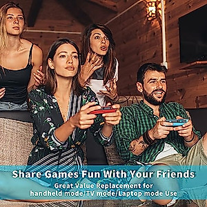 PPCgrop Joypad for Nintendo Switch/Lite/OLED, Replacement for Switch Controllers Support Dual Vibration/Motion Control/Screenshot/Wake-up Function