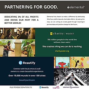 Elemental Iconic Stainless Steel Water Bottle with Straw - 32 oz Leak Proof Triple Wall Insulated Water Bottles for Travel and Sports - Reusable Gym Water Bottle with 2 Straws - Grey Speckle