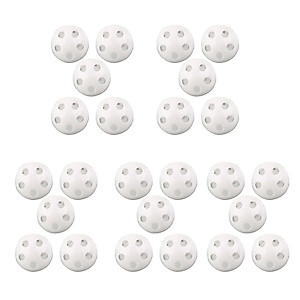 Toddmomy 50pcs Toy Rattle Box Repair Round Doll Noise Maker Insert Squeaker for Baby Pet Doll Dog Accessories, 28mm