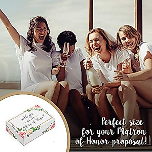 Matron of Honor Proposal Box | 1 pack | Matron of Honor Box | Matron of Honor Proposal Gift | Floral Design