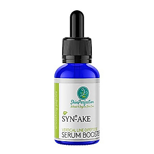 Skin Perfection Syn-AKE Freeze Wrinkles Peptide DIY Anti-Aging Skincare Booster Smooth Firm Vertical Expression Lines Between the Eyebrows the 11's .5 oz