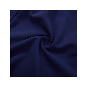 DRESSTELLS Vintage Formal Dress for Women, Wedding Guest Dresses Knee Length, 3/4 Sleeve Fit and Flare, Cocktail Casual Party Church Prom Evening, 2025 Spring, Navy L