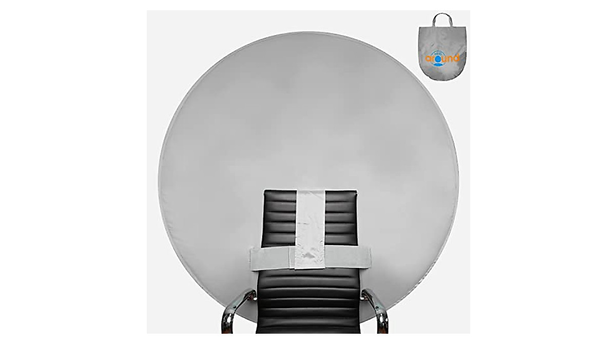 Webaround Big Shot 56" | Grey | Portable Collapsible Webcam Backdrop ...
