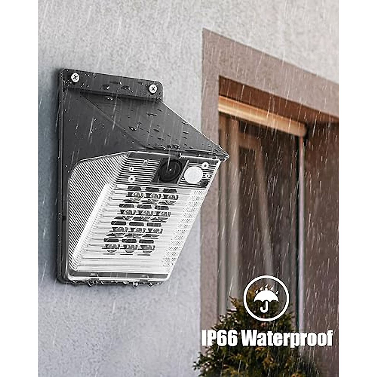 ENSTER Security Camera Wireless Outdoor, Solar Flood Light Camera 1080P, 2.4GHz WiFi Camera for Home Security with Motion Detection, 2-Way Audio, Cloud/SD Card Storage, Waterproof