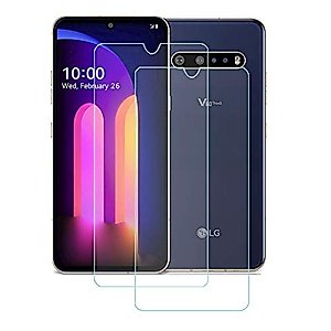 YZKJ Screen Protector for LG V60 ThinQ 5G (6.8"),[2 Pack] Ultra-Thin Anti-Scratch HD Clear Tempered Glass Protective Film Case Friendly Screen Protector Protective Glass Film