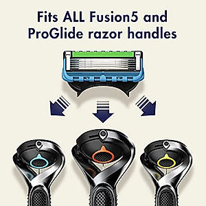 Gillette Fusion5 ProGlide Men's Razor Blades, 12 Blade Refills