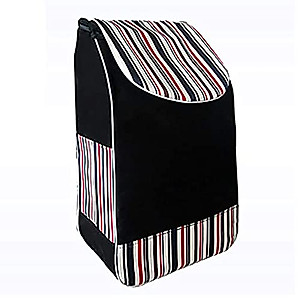 Shopping Cart Replacement Bag - 34L Shopping Trolley Storage Bag, Portable Waterproof Oxford Cloth Shopping Cart Trolley Bags, Trolly Bag Shopping L32 X W19 X H56cm