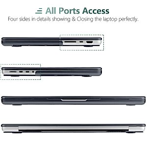 DONGKE for M4 MacBook Pro 16 Inch Case 2024 2023 2021 A3403 A3186 M3 A2991 M2 A2780 M1 A2485 Pro/Max Chip, Plastic Hard Shell Case & Keyboard Cover for Mac Pro 16 with Touch ID, Abstract Mountain