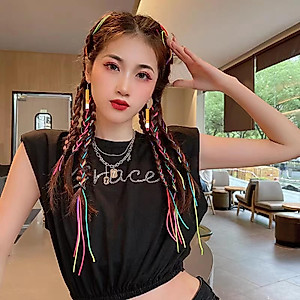 Honbay 2 Pairs of Creative Funny Cigarette Butt Earrings Wacky Lifelike Cigarette Earrings Unisex Dangle Earrings Cool Punk Earrings Halloween Earrings (AB)