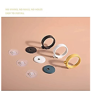 FREE Hair Dryer Holder,Wall Mounted Hair Tool Organizer , Blow Hair Dryer Holder，Hair Accessories Organizer, No Holes Hair Dryer Storage Rack for Bathroom Toilet (White)