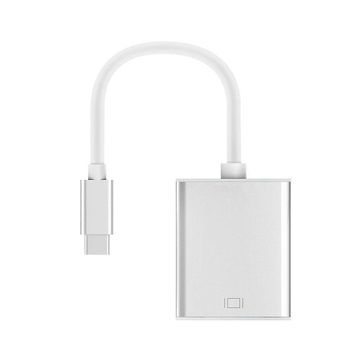 Bincolo USB-C to VGA Adapter, USB 3.1 Type C (Thunderbolt 3) to VGA Converter Compatible with MacBook Pro, New MacBook, MacBook Air 2018, Dell XPS 13/15, Surface Book 2 and More (Silver)