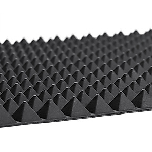 Lurch Germany Flexiform Fat-Reducing Pyramid Silicone Baking Mat 16.1 x 11.4 Inch - Black