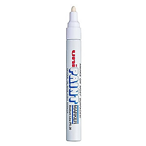 uni Paint Marker, Bullet Point, White, Dozen