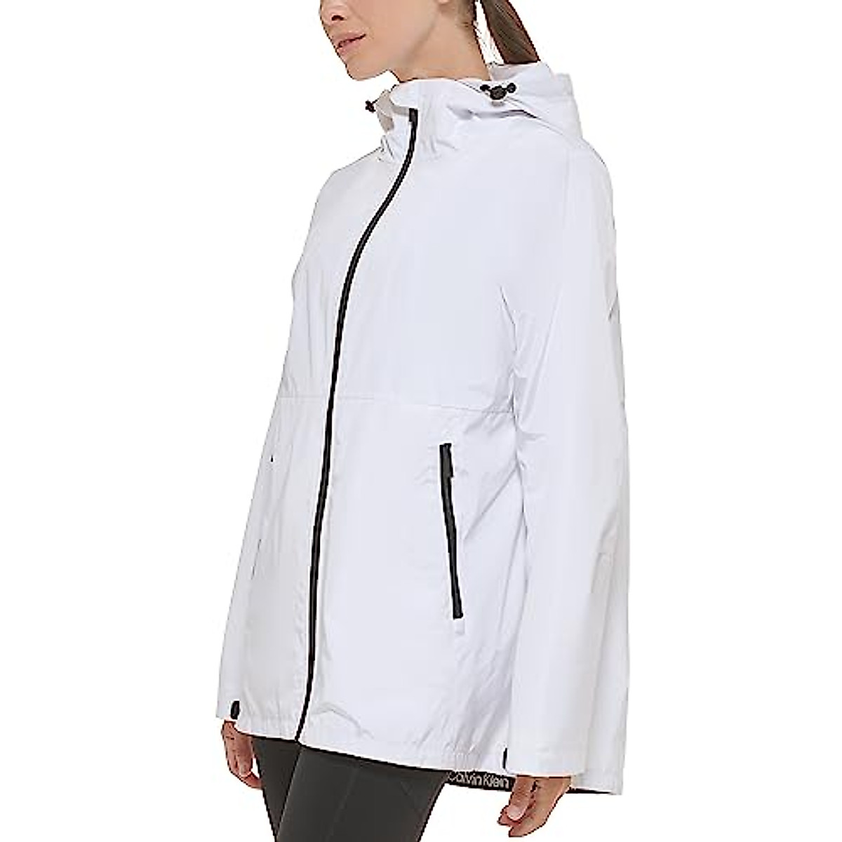 Calvin Klein Women's Performance Jacket,White,Large
