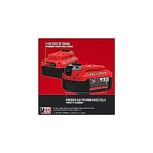 CRAFTSMAN V20 Battery, 6.0 Ah, Lithium Ion Battery (CMCB206)