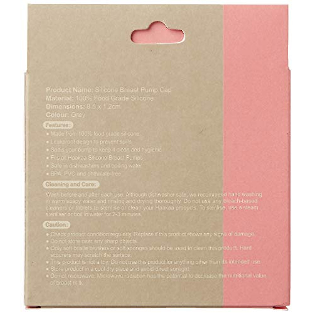 Haakaa Leak-Proof Silicone Cap, 1 pk, Fit All Haakaa Breast Pumps, BPA PVC and Phthalate Free 1 Count (Pack of 1)