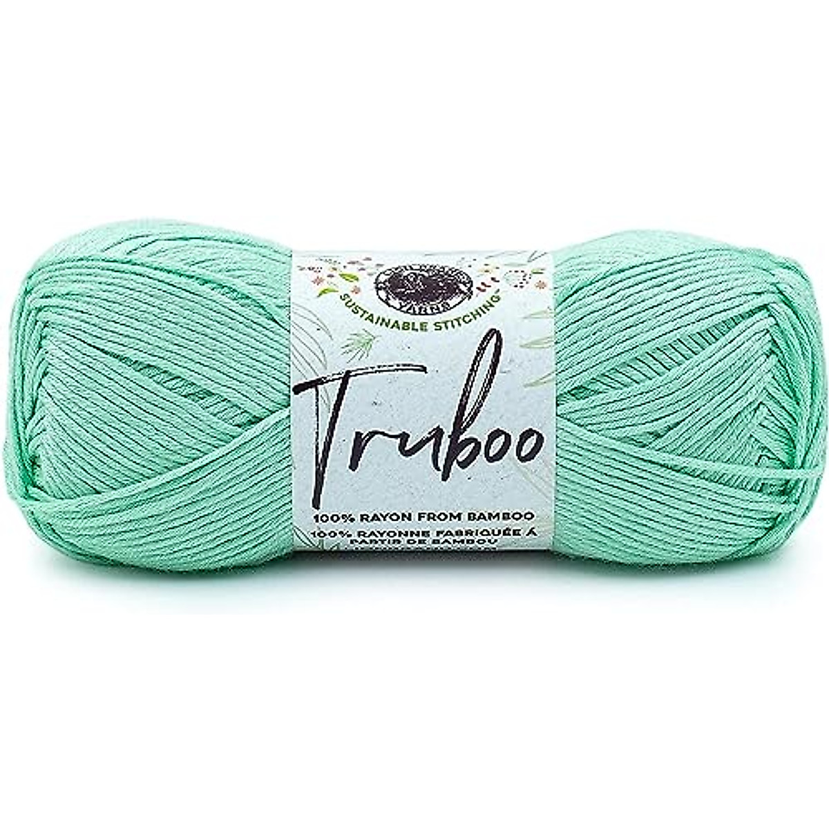 Lion Brand Yarn - Truboo - 6 Pack Assortment with Needle Gauge (Springtime)