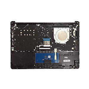 Replacement for HP 14-cm 14T-CM 14Z-CM 14-CK 14-ck 14-cm 14-dg 14q-cs 14q-cy Laptop Upper Case Palmrest Keyboard Assembly Part L23239-001 6070B1306301 Top Cover Black