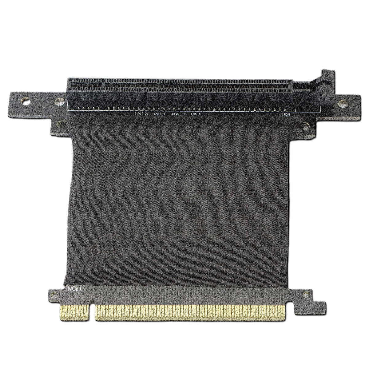 Pci-E 16x Riser Card,PCI Express 3.0 16X Extension Cable 90 Degree High Speed Riser Card -70mm