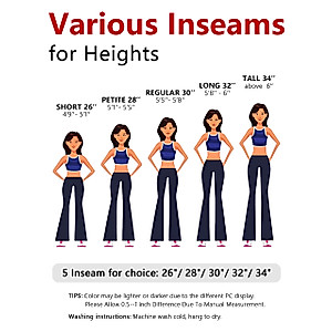 Tapata Women's 28''/30''/32''/34'' Stretchy Bootcut Dress Pants with Pockets Tall, Petite, Regular for Office Work Business 32",Oatmeal,M