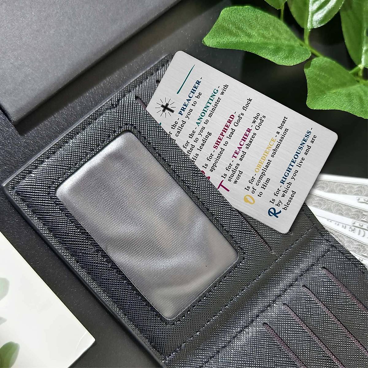 EE&YU Pastor Appreciation Card Gifts - Pastor Christmas Anniversary Card, Pastor Appreciation Gifts for Women Men, Thank You Pastor Card, Pastor Thanksgiving Birthday Retirement Present