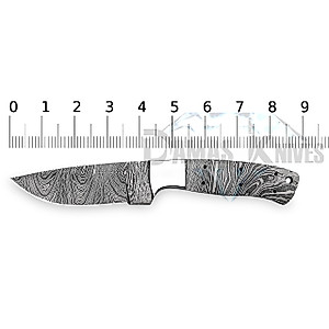 Custom Handmade Damascus Steel Blank Blade for Knife Making With Steel Bolster HB 16