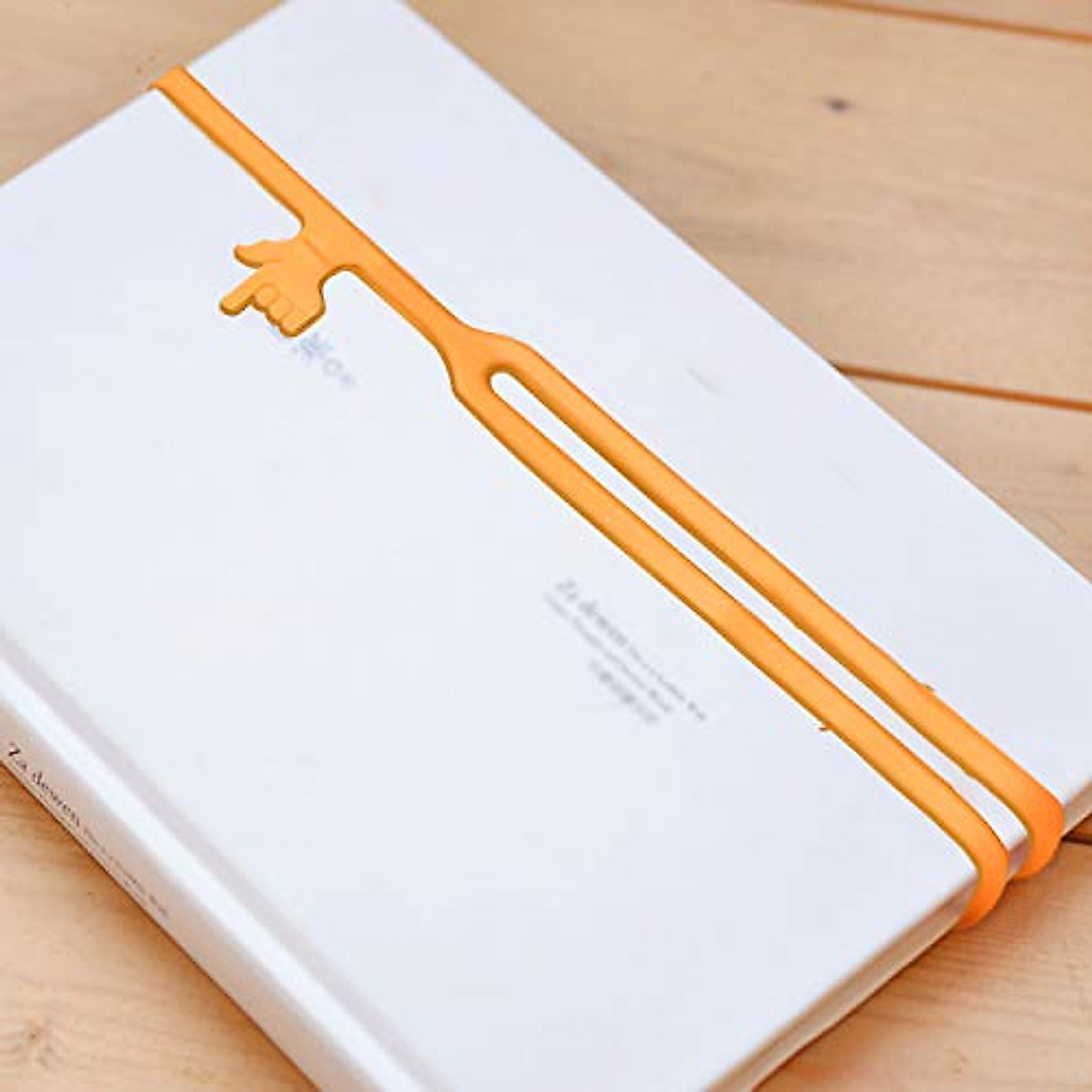 Silicone Finger Bookmarks, 10 pcs Silicone Finger Point Bookmarks Elastic Book Mark Strap Home School Office Supply for Adults and Kids