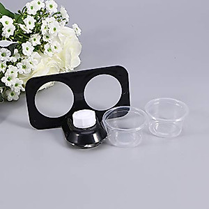 POPETPOP Gecko Feeder Ledge-Small Gecko Food Cups Suction Cup Reptile Feeder for Reptiles Food and Water Feeding (Suction Cup Type)