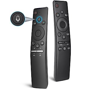 Voice Replacement for Samsung-Smart-TV-Remote, BN59-1266A for Samsung Remote with Voice Function, with One Extra IR Remote for Complementary