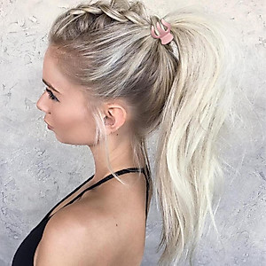 FRDTLUTHW Hair Clips 1.37 Inch Colored Small Hair Claw Clips for High Ponytail(pack of 8)