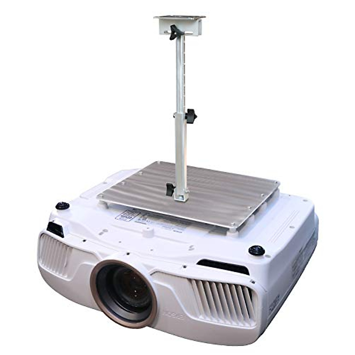 PCMD, LLC. Projector Ceiling Mount Compatible with Epson Home Cinema 4000 4010 Pro Cinema 4050 with Lateral Shift Coupling (Telescoping 13-20-Inch Extension)