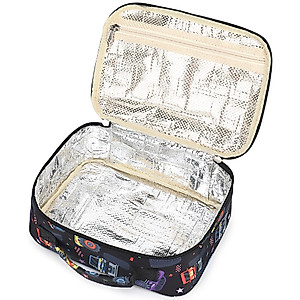 CAMTOP Monster Truck Kids Lunch Box Boys Girls Insulated Lunch Cooler Bag Reusable Lunch Tote Kit for School Travel