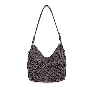 The Sak Sequoia Small Crochet Hobo, Mushroom