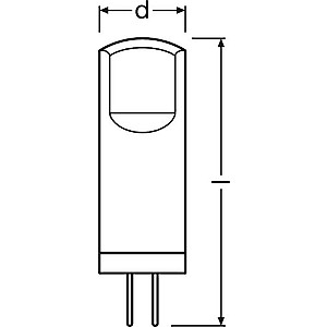 Osram Pack of 20 x LED PIN 12 V | LED Lamp: G4, 1.80 W = Replacement for 20 W | Warm White, 2700 K