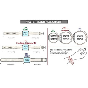 HARDISTON Cuff Watch Band Compatible with Apple 40mm for men & women, Handmade Genuine Leather, Compatible with iWatch Series 7 6 5 4 3 2 1 SE, Wrist Bracelet Arm Band, Medium/Band-Black